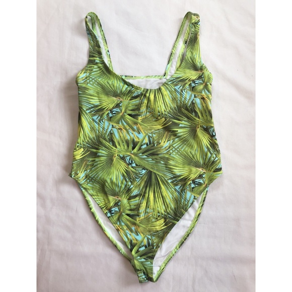 ASOS | Swim | Asos Swim Fuller Bust Sunny Palm Print Swimsuit | Poshmark